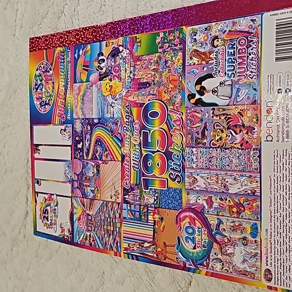 Lisa Frank | Other | Lisa Frank Huge Sticker Book Bundle 500 Stickers ...